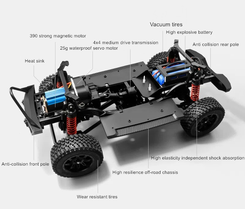 MN MODEL MN128 1/12 4WD RC Car RTR